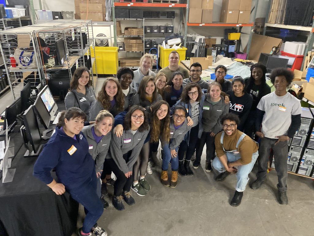 2019-20 HealthCorps Members Volunteer at Computer Reach - Computer Reach